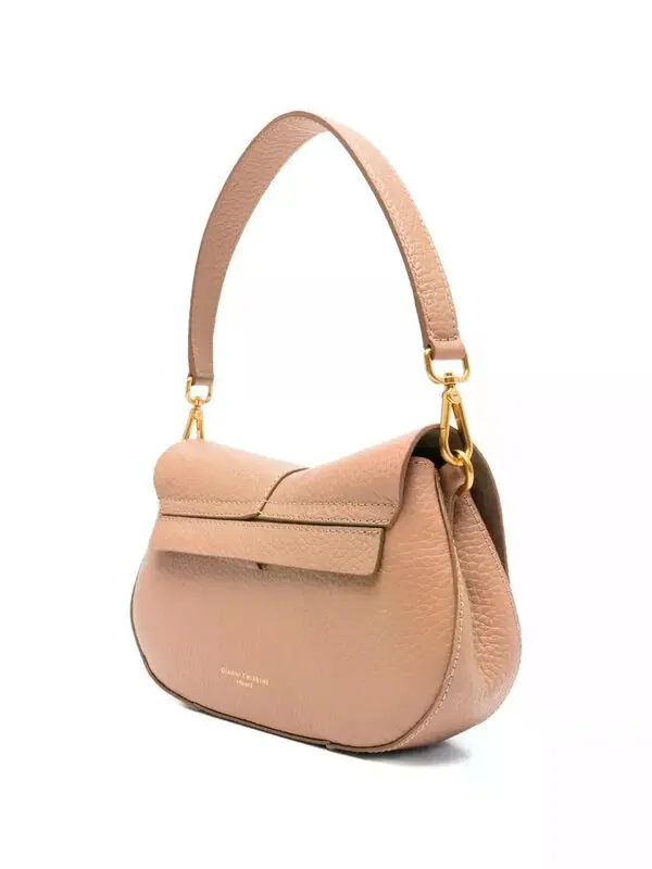 GIANNI CHIARINI Helena Round Leather Shoulder Bag