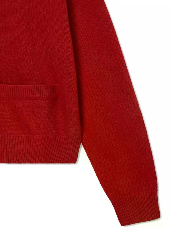 STUDIO TOMBOY Buttoned Cardigan - Red
