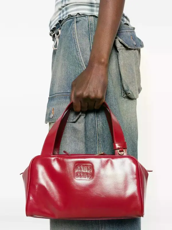 Miu Miu Embossed Softy Shoulder Bag