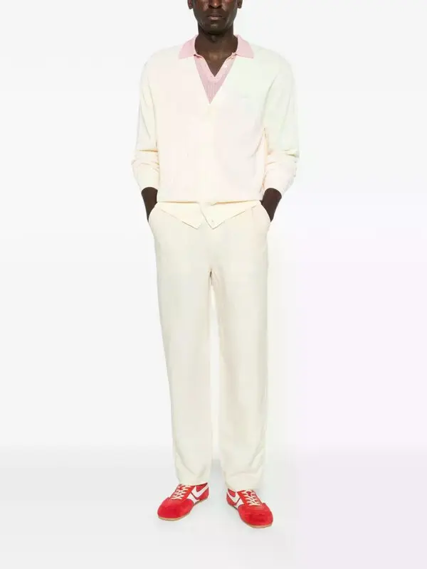 Lacoste Ribbed Button Cardigan