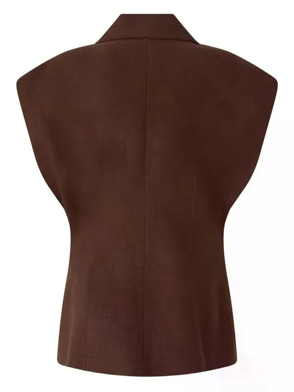 Pinko Single-breasted Sleeveless Gilet