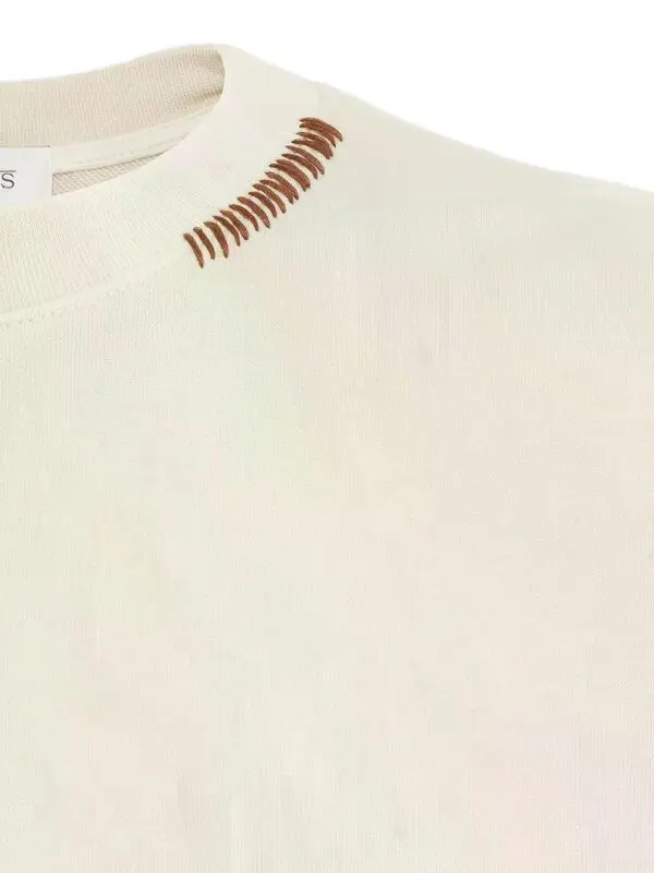 LANEUS Stitching-detail Sweatshirt