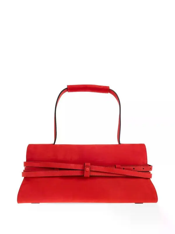 Moschino Buckle-strap Tote Bag - Red