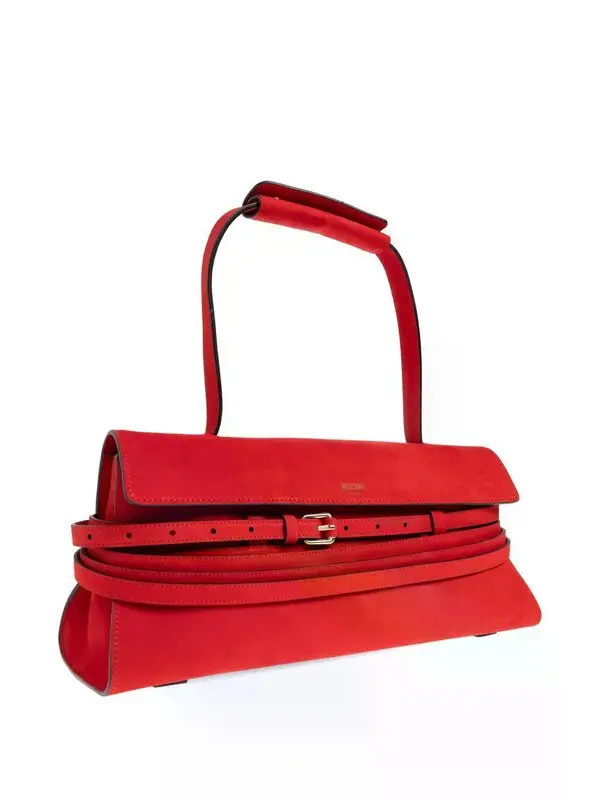 Moschino Buckle-strap Tote Bag - Red