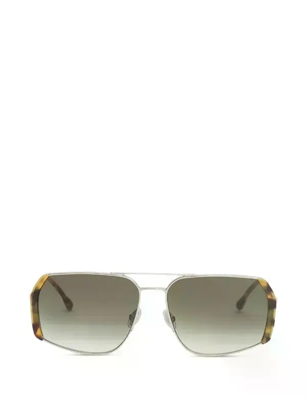 Isabel Marant Étoile Willo Geometric-frame Sunglasses - Silver