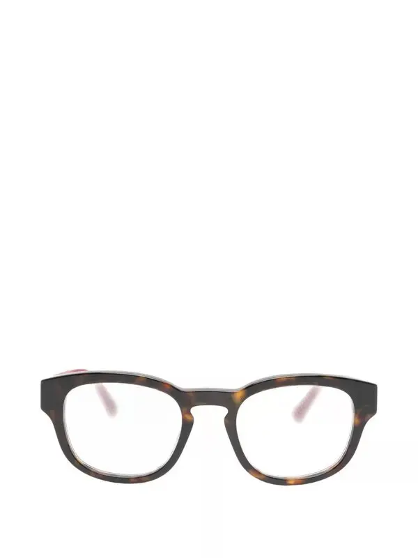 Gucci Square Frame Eyeglasses - Brown