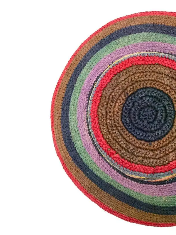 Dsquared2 Striped Straw Sun Hat