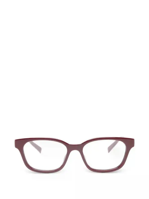 Gucci Square Frame Glasses - Red