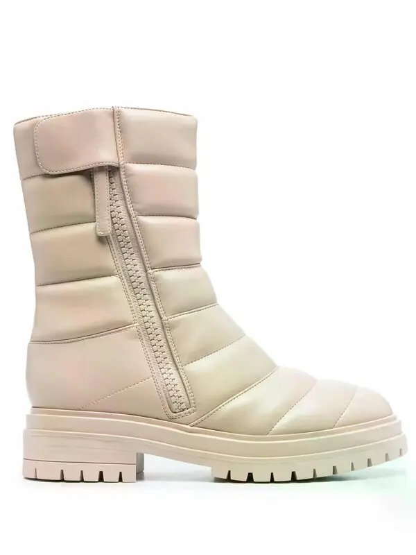 GIANVITO ROSSI Eiko Padded Combat Boots