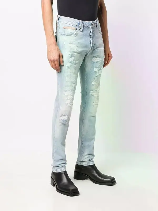 Philipp Plein Ripped Skinny Jeans