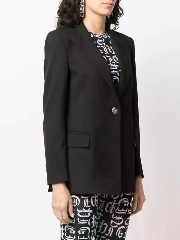 Philipp Plein Cady Crystal Skull Blazer