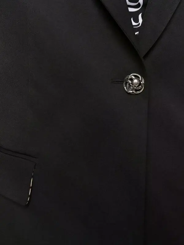 Philipp Plein Cady Crystal Skull Blazer