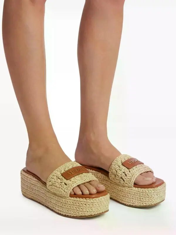 Versace Logo-detail Sandals