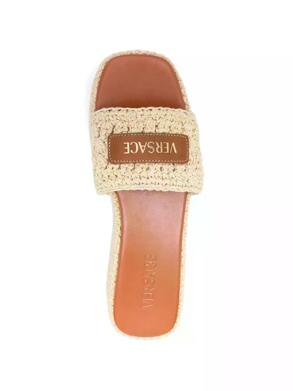 Versace Logo-detail Sandals