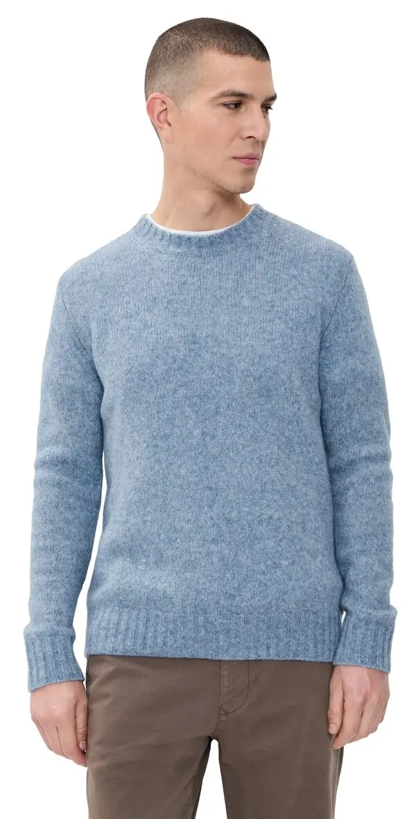 Nn07 Lee Lightweight Merino Sweater - Denim Blue