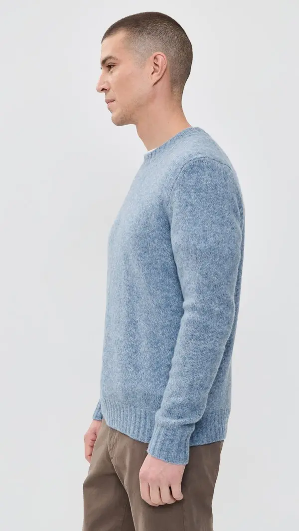 Nn07 Lee Lightweight Merino Sweater - Denim Blue