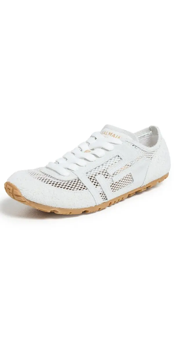Balmain Racer 45 Sneakers - 0fa White