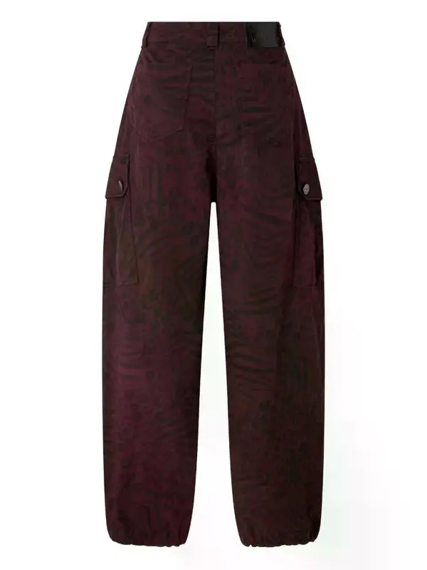 Pinko Animal-print Cargo Pants