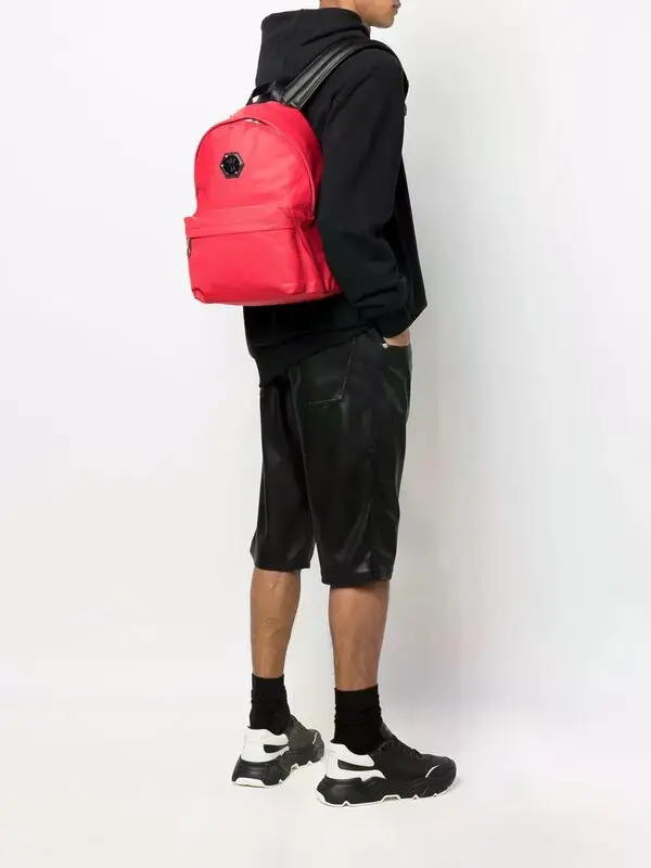 Philipp Plein Logo Plaque Backpack
