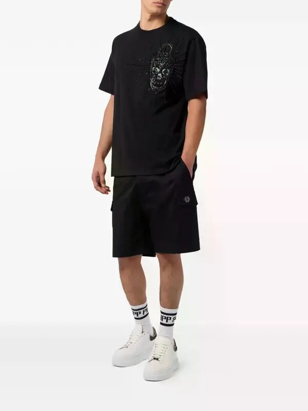 Philipp Plein Round-neck Skull-graphic T-shirt