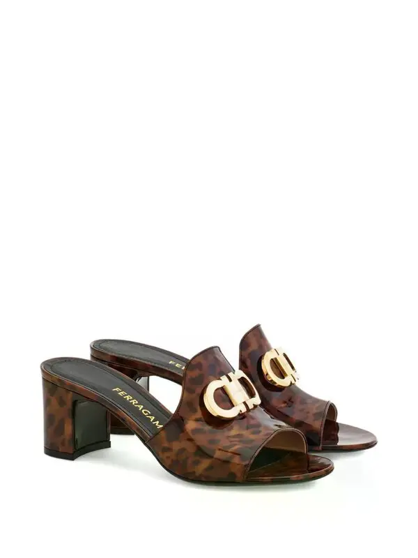 FERRAGAMO 50mm Gancini Buckle Mules