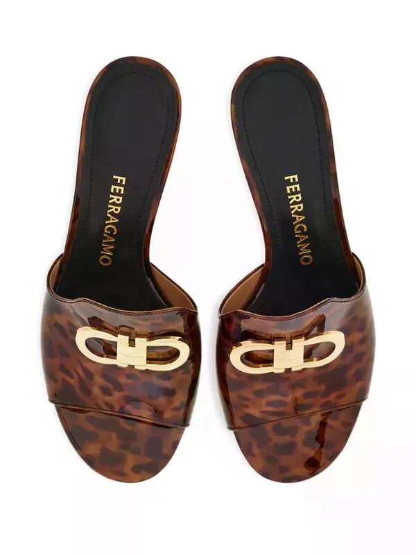 FERRAGAMO 50mm Gancini Buckle Mules