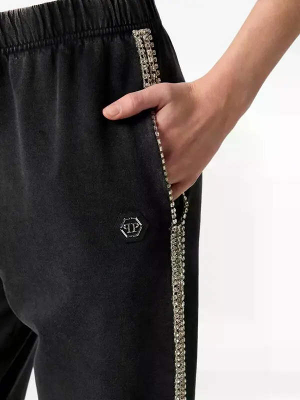 Philipp Plein Strass Cotton Joggers