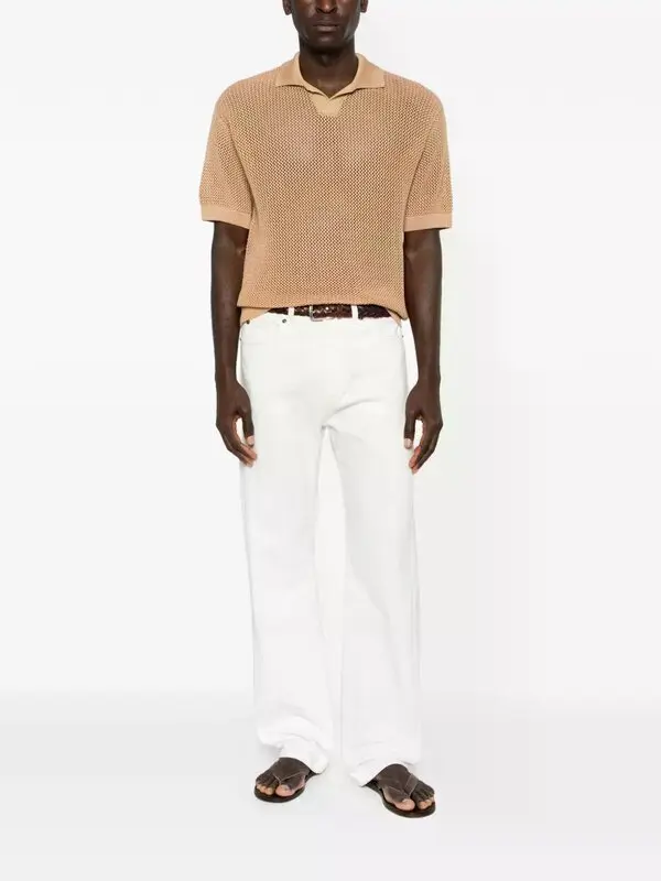 Tagliatore Collared Knitted T-shirt
