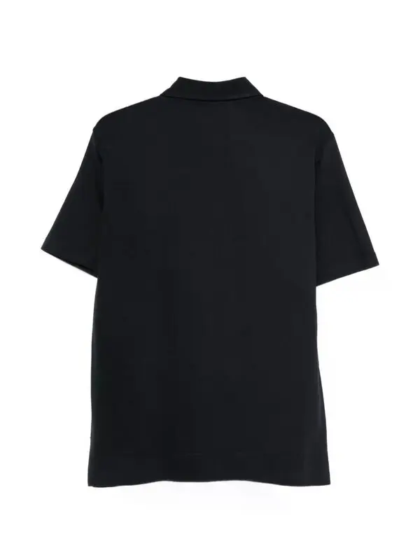 LARDINI Buttoned Polo Shirt - Blue