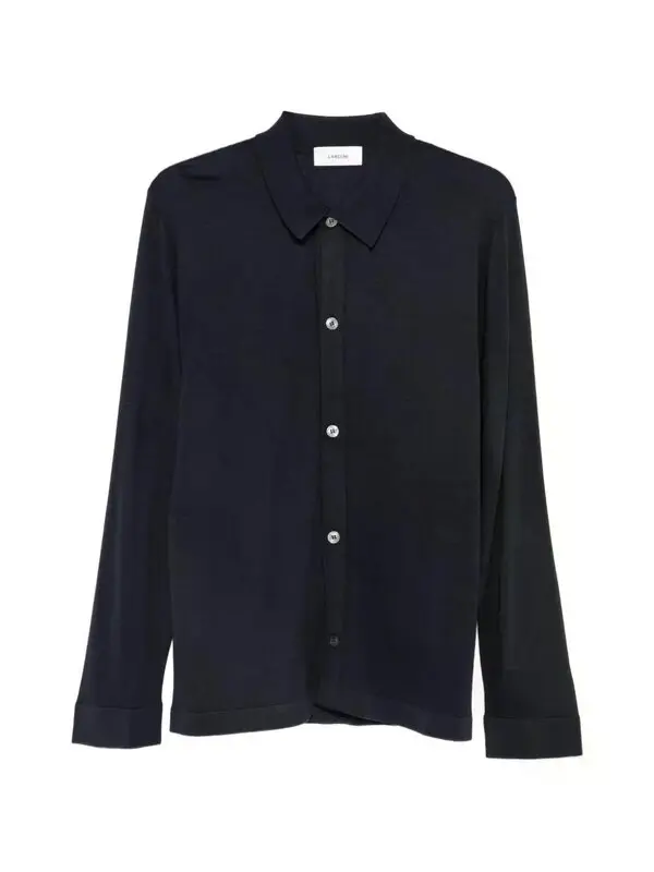 LARDINI Knitted Shirt - Blue