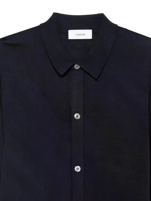 LARDINI Knitted Shirt - Blue