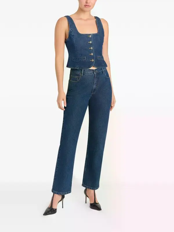 Cinq À Sept Rowena Denim Top