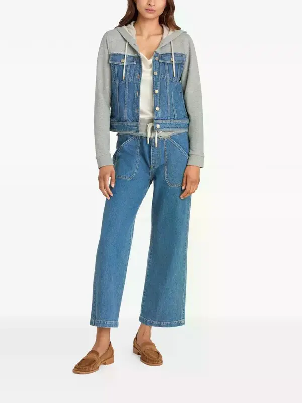 Cinq À Sept Sutton Hooded Denim Jacket