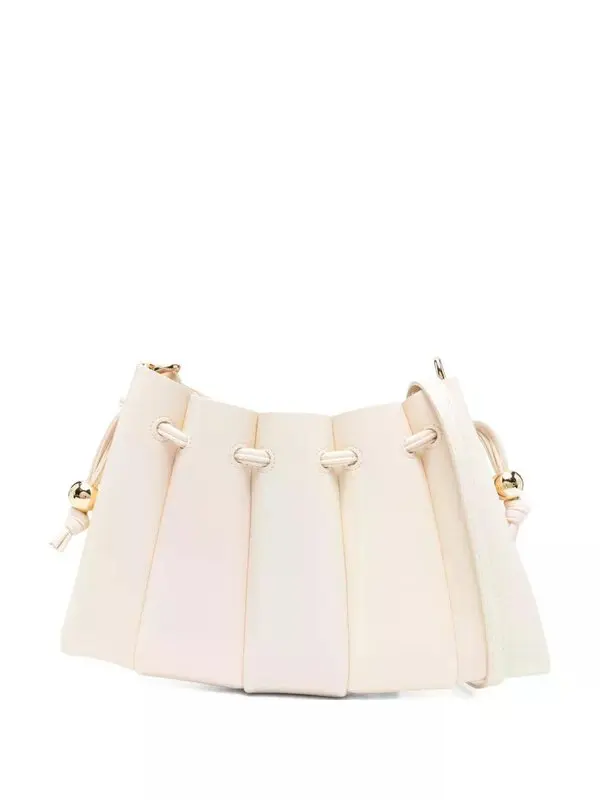 THEMOIRE Calipso Drawstring Cross Body Bag - Neutrals