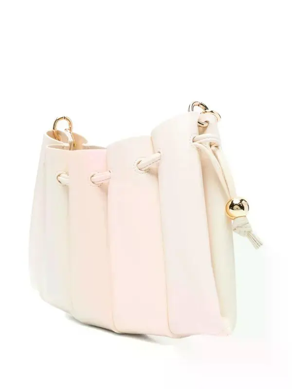 THEMOIRE Calipso Drawstring Cross Body Bag - Neutrals