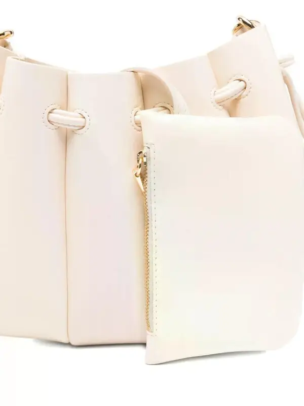 THEMOIRE Calipso Drawstring Cross Body Bag - Neutrals