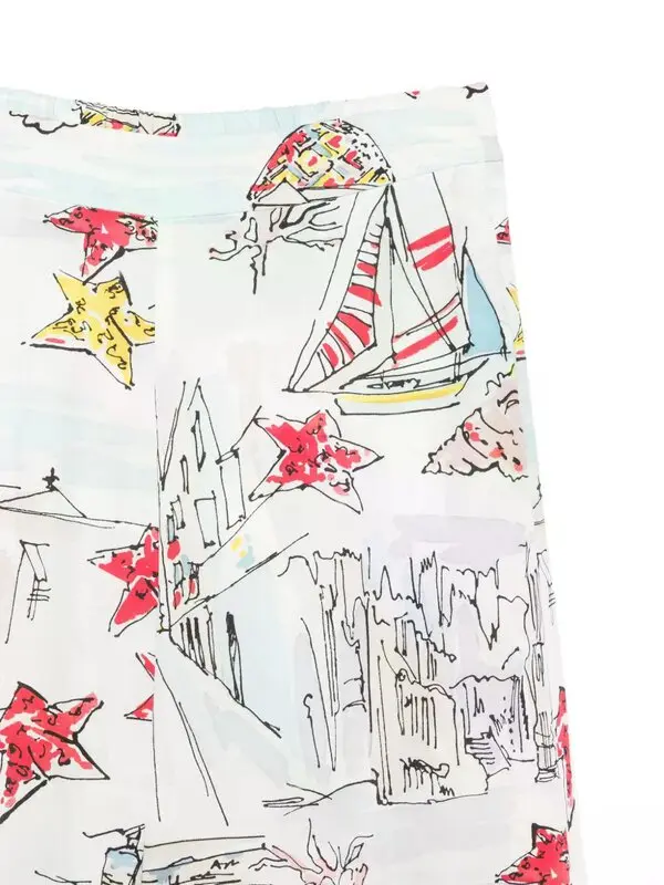 Antonio Marras Patterned Wide-leg Trousers
