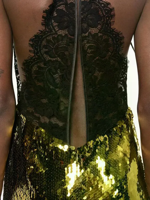 Retrofete Edda Lace Mini Dress