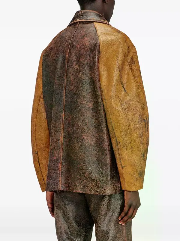DIESEL® L-nahun Leather Jacket