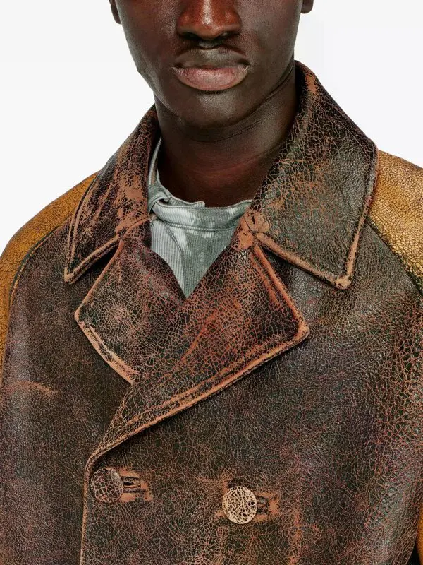 DIESEL® L-nahun Leather Jacket