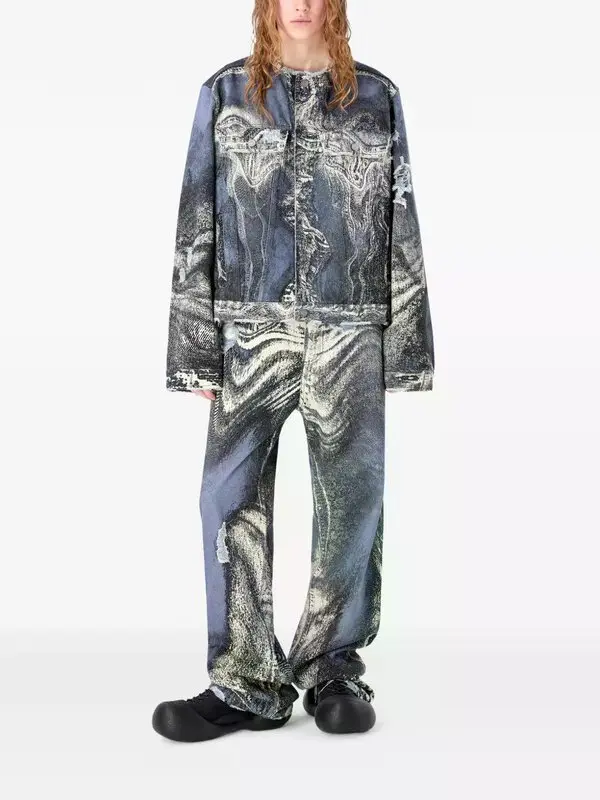 Camper Button-fastening Denim Jacket - Blue