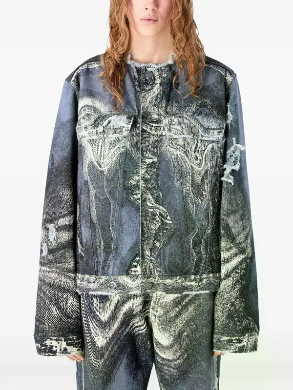 Camper Button-fastening Denim Jacket - Blue