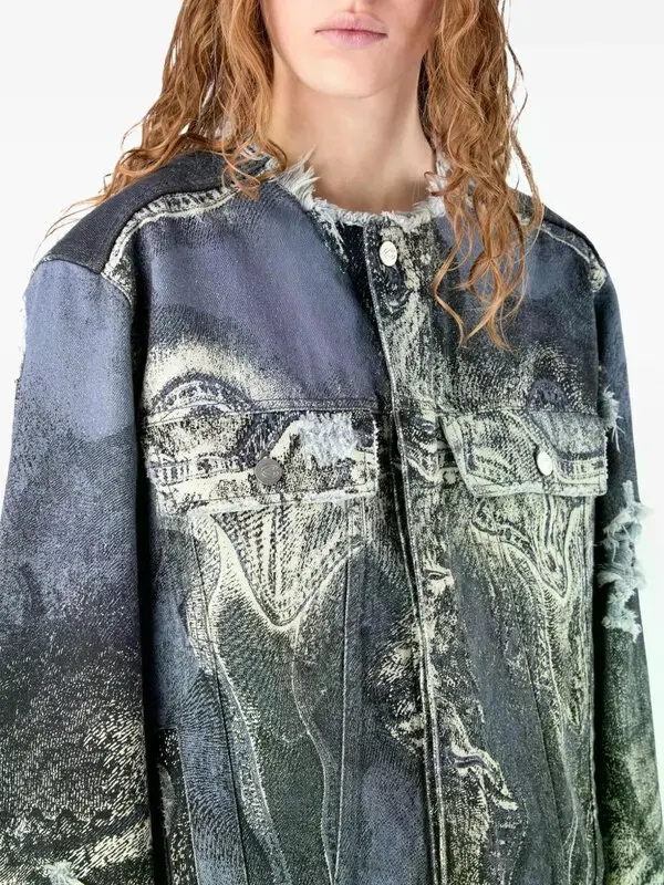 Camper Button-fastening Denim Jacket - Blue