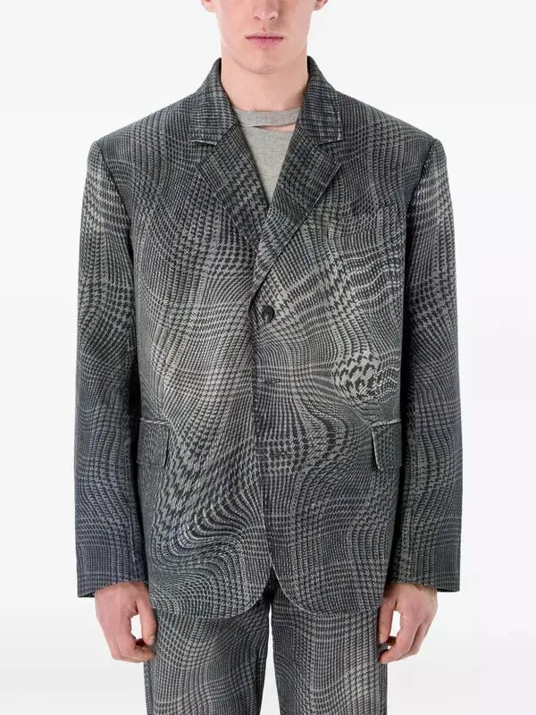 Camper Checked Blazer