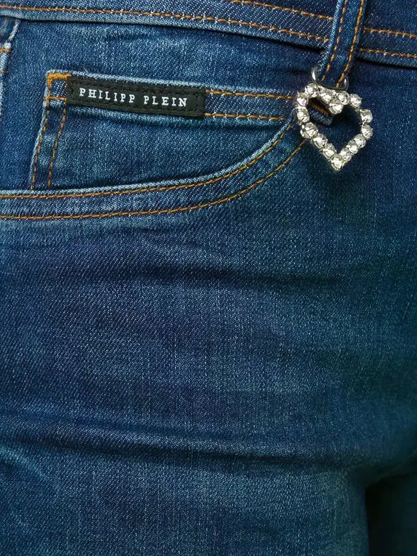 Philipp Plein High-rise Jeggings - Blue