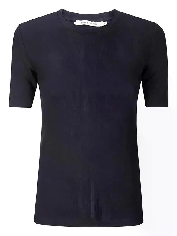 SAMSOE SAMSOE Saalexo Ribbed T-shirt - Blue