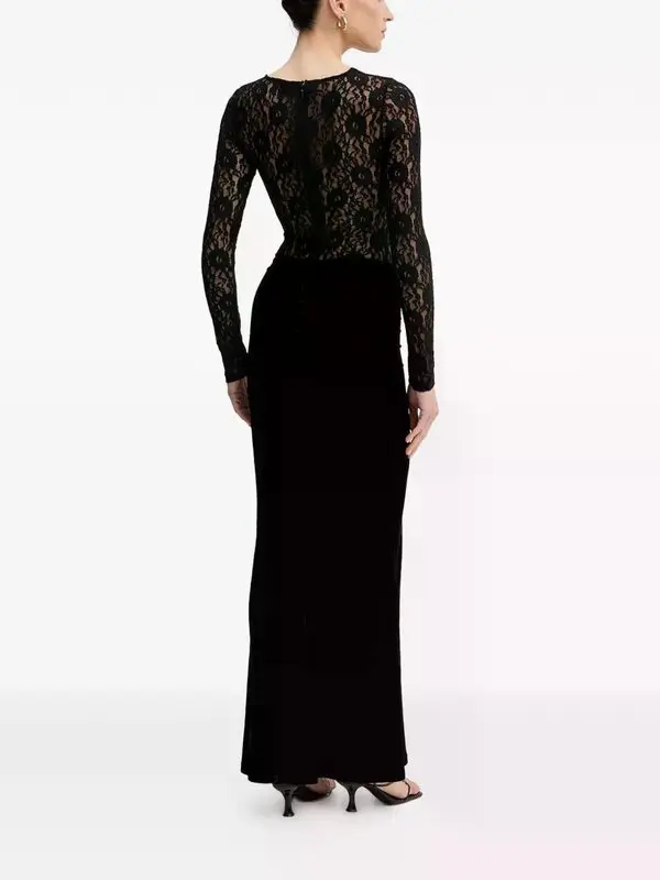 Bardot Helenie Velour Maxi Dress