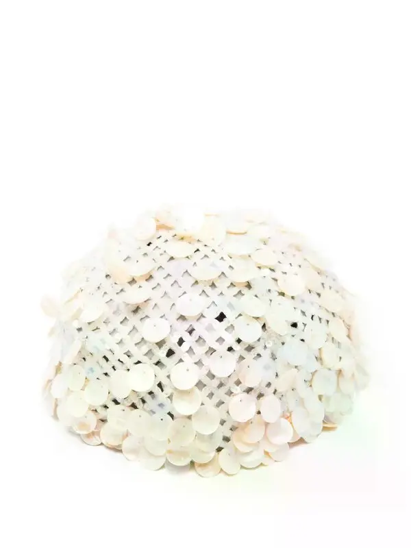 Alanui Sequined Beanie - Neutrals
