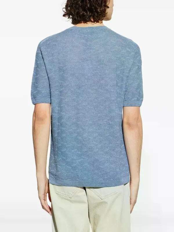 Giorgio Armani Textured Knit T-shirt