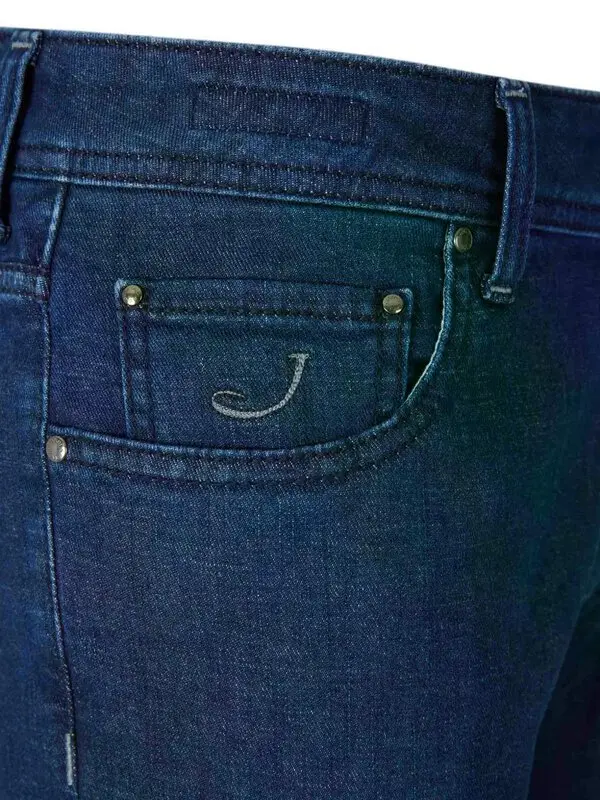 Jacob Cohen Riveted Jeans - Blue